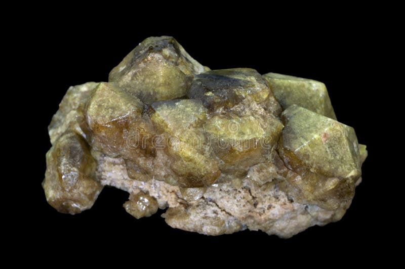 Vesuvianite Idocrase Mineral Stone Stock Photo - Image of mineralogy ...