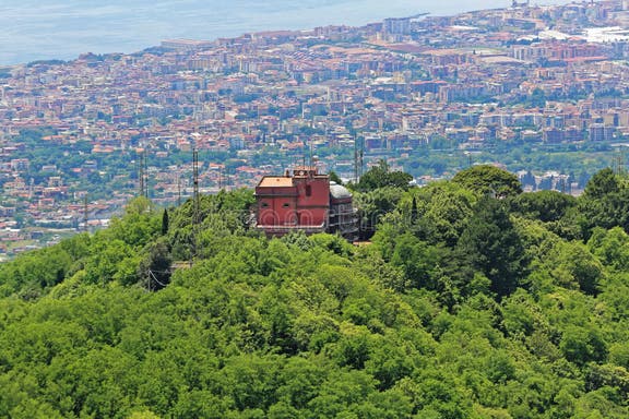 Vesuvius Observatory stock photo. Image of woods, observatory - 74034290