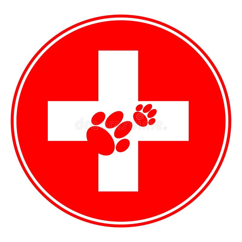 Vet Symbol Isolated on White Background Stock Vector - Illustration of ...