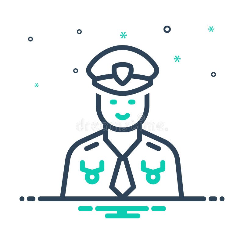 Mix Icon for Veteran, Expert and Old Stock Illustration - Illustration ...