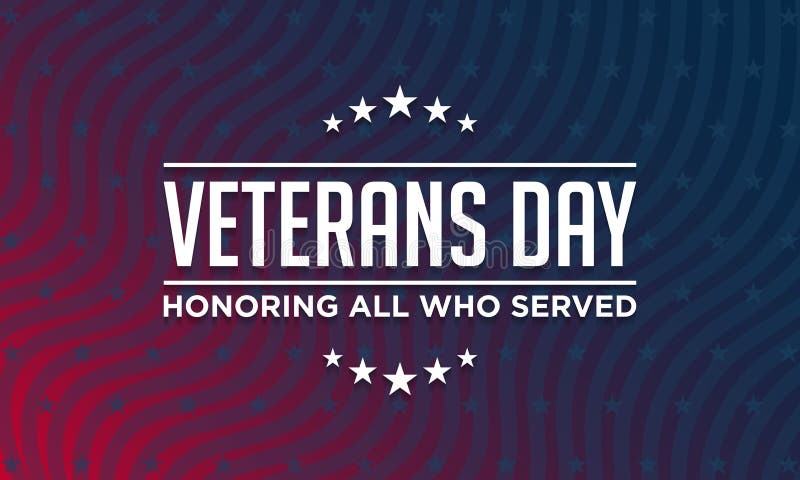 Veterans Day Background Design Stock Vector - Illustration of military ...