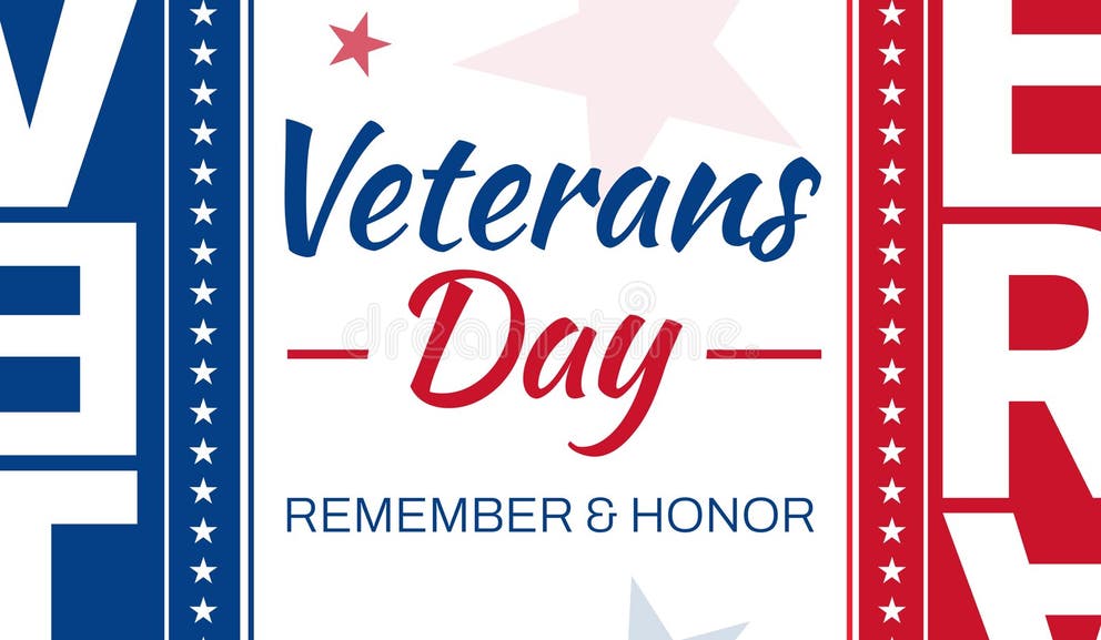 Veterans Day, Remembering and Honoring the Veterans Background Design ...