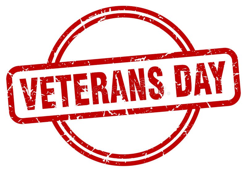 Veterans Day Stamp. Veterans Day Round Grunge Sign Stock Vector ...
