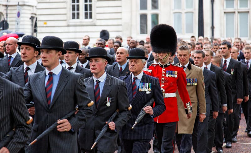 Veterans Parade. London. UK. Editorial Photography - Image of armed ...