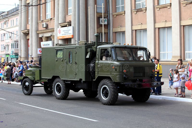 Veterans Parade - MAKEEVKA, UKRAINE Editorial Photography - Image of ...