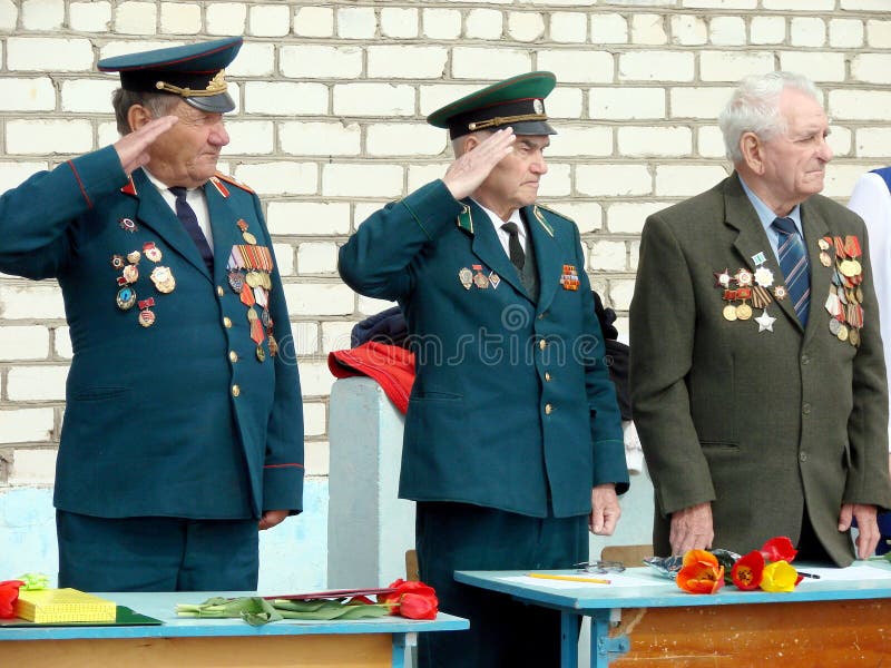 Veterans salute editorial stock image. Image of medal - 53376759