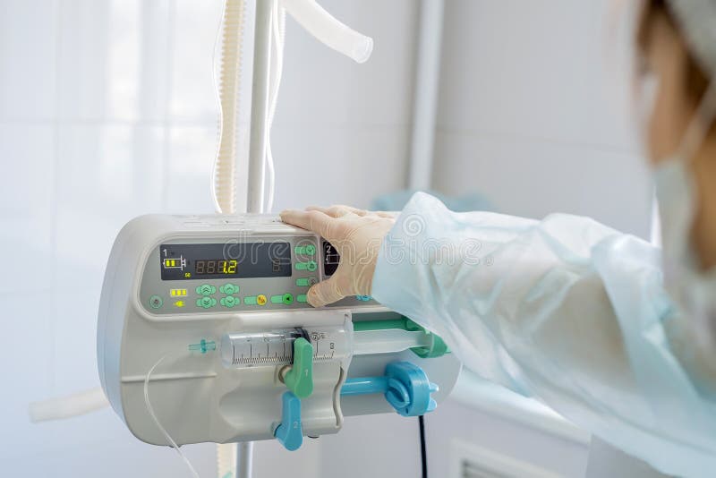 Veterinary Anesthesia Machine Stock Image - Image of closeup, lung ...