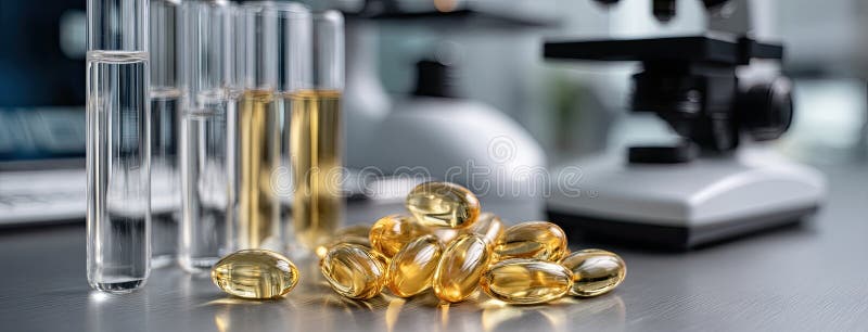 Veterinary Graduate Examines Golden-colored Fish Oil Softgels Using a ...