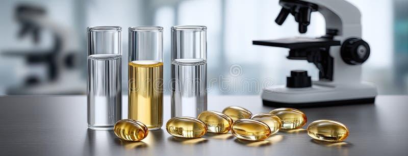 Veterinary Graduate Examines Golden-colored Fish Oil Softgels Using a ...