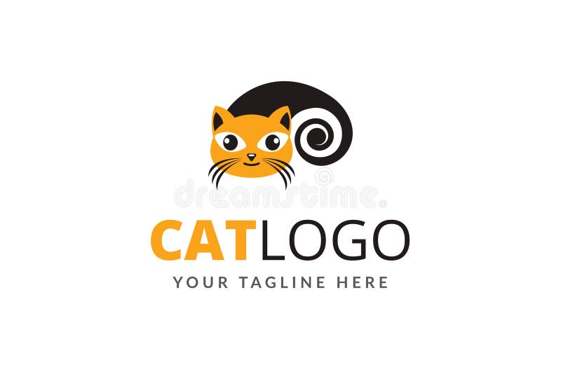 Vetor Cat Logo Design Template Ilustração Stock - Ilustração de jogos ...