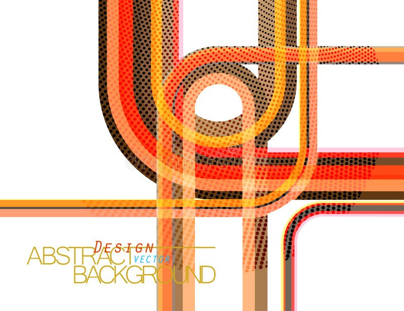 Vetor Da Cena Da Curva Da Forma Das Cores Ilustração do Vetor ...