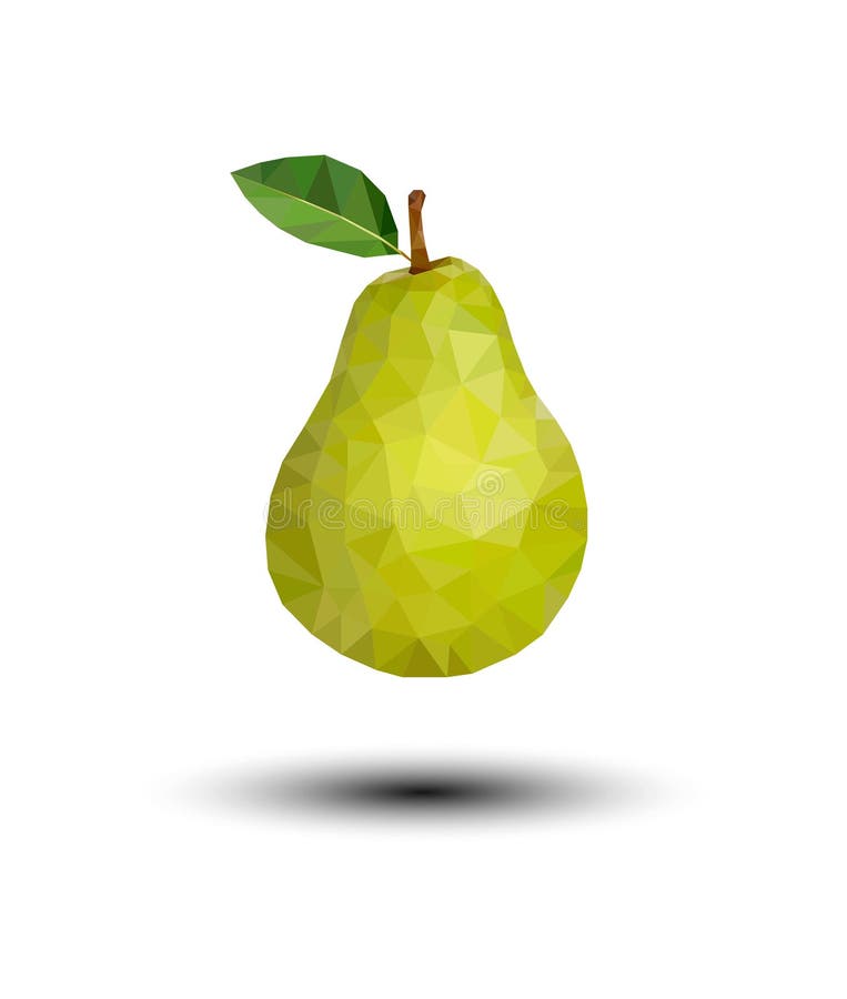 Vetor Da Pera No Fundo Branco Ilustração do Vetor - Ilustração de fruta ...