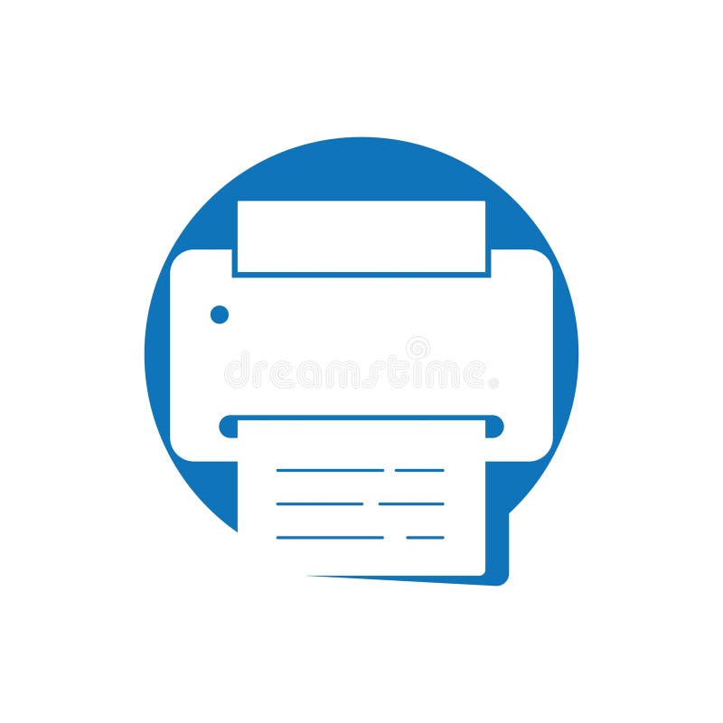Vetor De Logotipo Da Impressora Ilustração Stock - Ilustração de molde ...