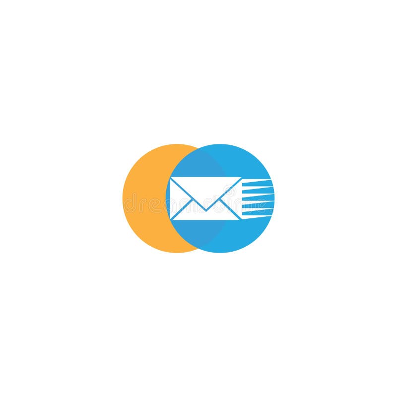ícone De Vetor De Logotipo De Email Ilustração Stock - Ilustração de ...