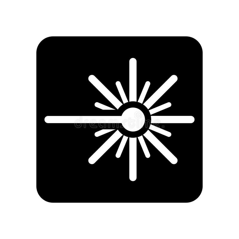 Vetor Do ícone Do Laser Isolado No Fundo Branco, Sinal Do Laser ...