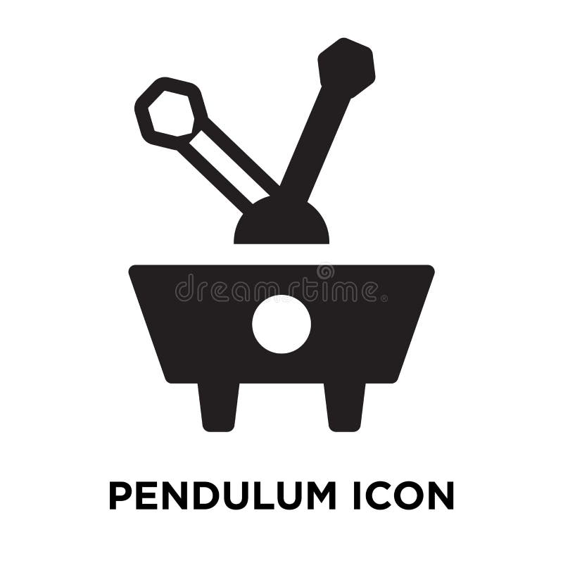 Vetor Do ícone Do Pêndulo Isolado No Fundo Branco, Conceito Do Logotipo ...
