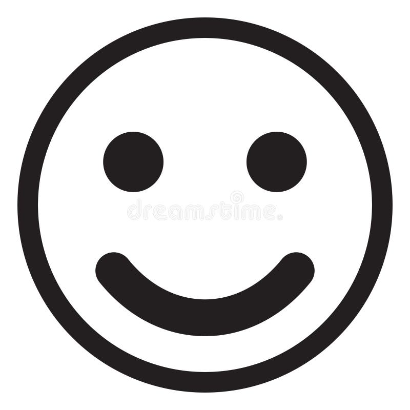 Smile Icon Vector Graphic Design Symbol Or Logo. Ilustração do Vetor ...