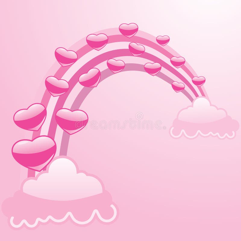 Vetor do arco-íris do amor ilustração do vetor. Ilustração de amor ...