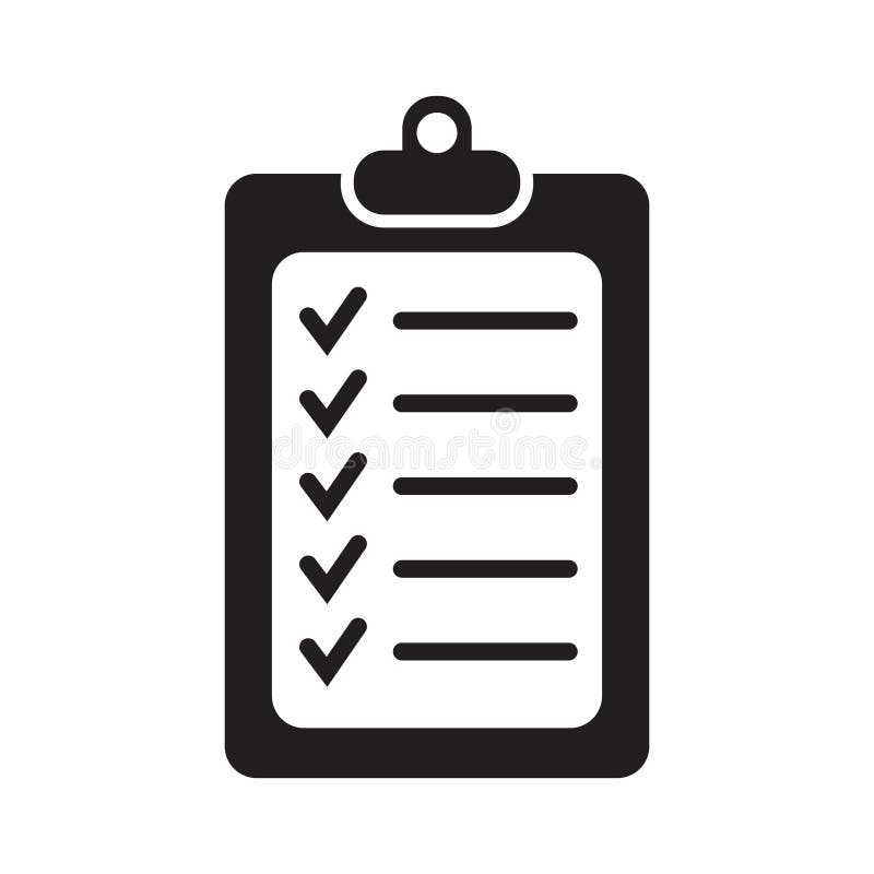 Check list icon vector ilustração do vetor. Ilustração de lista - 154488882