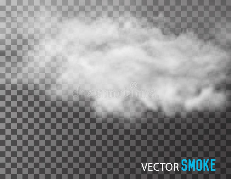 Vetor Do Fumo No Fundo Transparente Ilustração do Vetor - Ilustração de ...