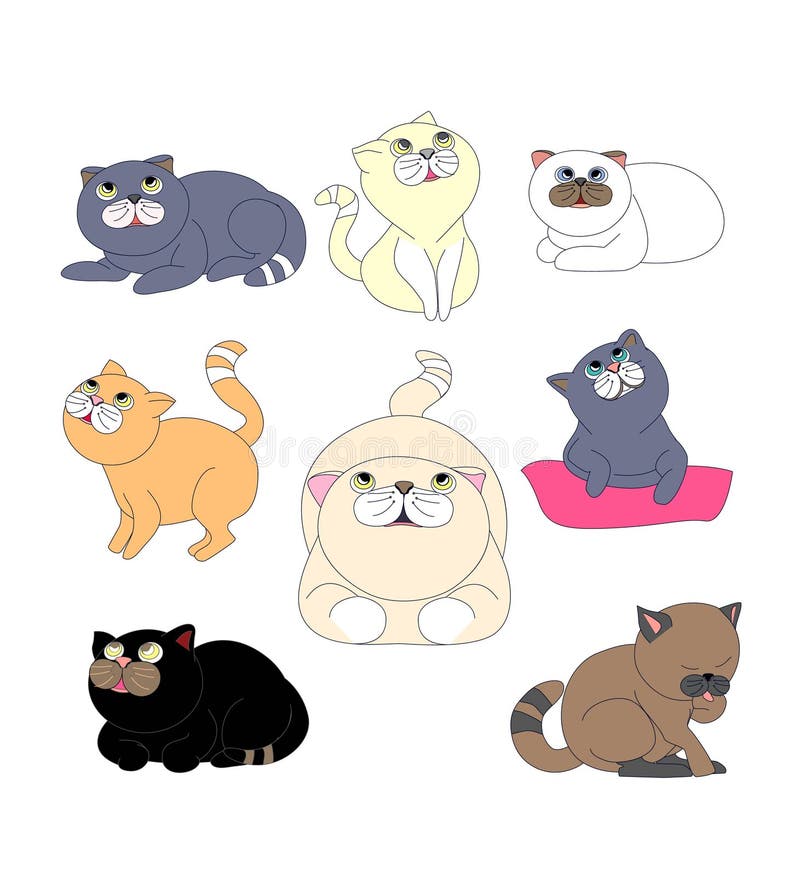 Vetor do gato ilustração stock. Ilustração de vetor, gatinho - 39051148