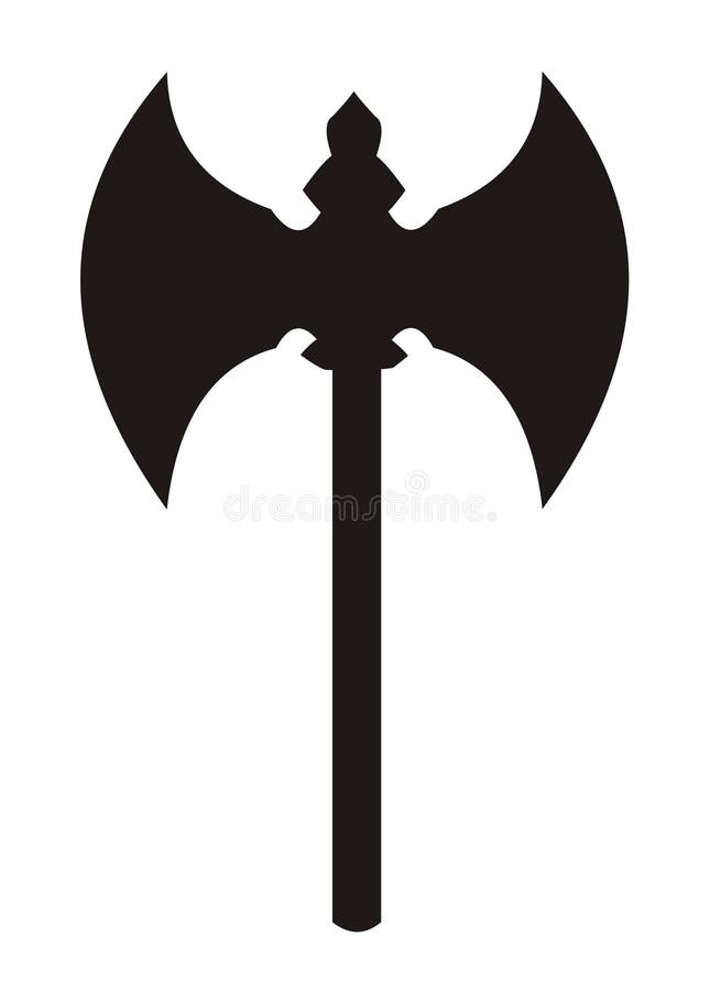 Vetor do machado ilustração stock. Ilustração de franquia - 48013397