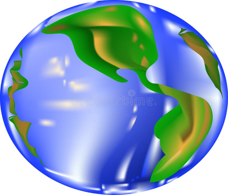 Vetor do planeta da terra ilustração do vetor. Ilustração de colheita ...