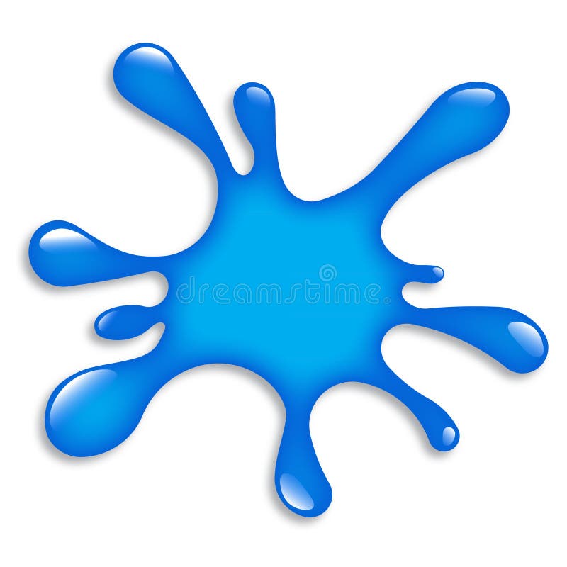 Vetor do respingo da água ilustração stock. Ilustração de goma - 53868585