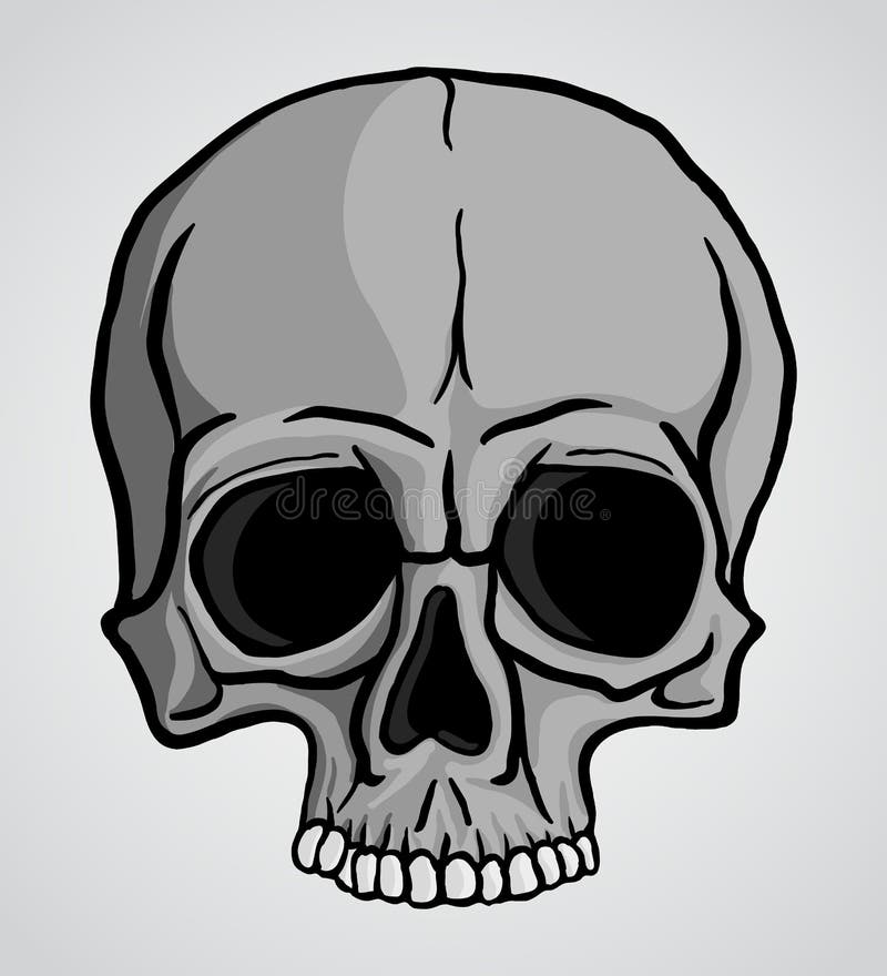 Vetor humano do crânio ilustração do vetor. Ilustração de esqueleto ...