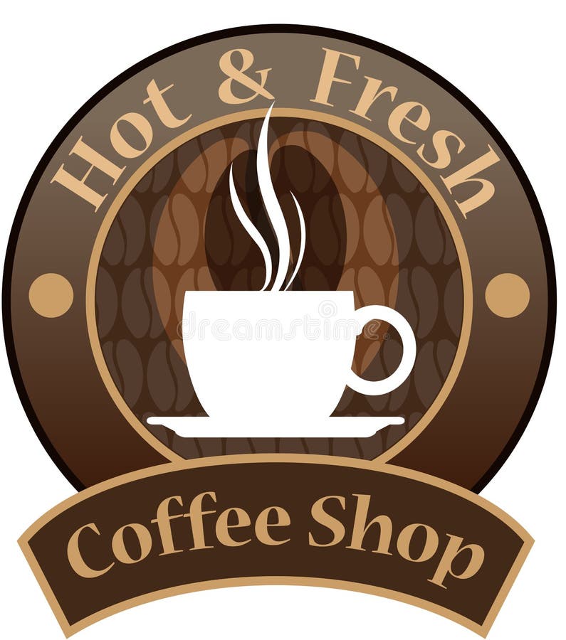 Vetor, Símbolo Da Cafetaria Ilustração do Vetor - Ilustração de ...