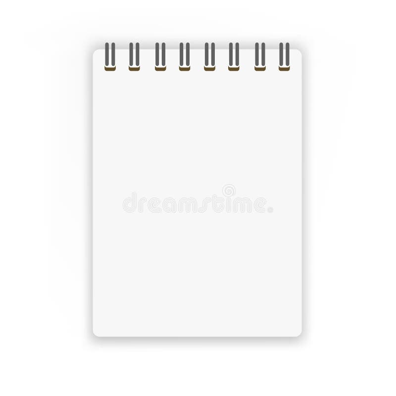 Vettore del blocco note illustrazione vettoriale. Illustrazione di ...