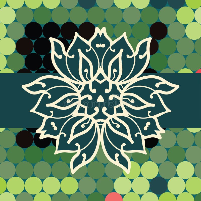 Vettore Del Triangolo Della Mandala Illustrazione Vettoriale ...