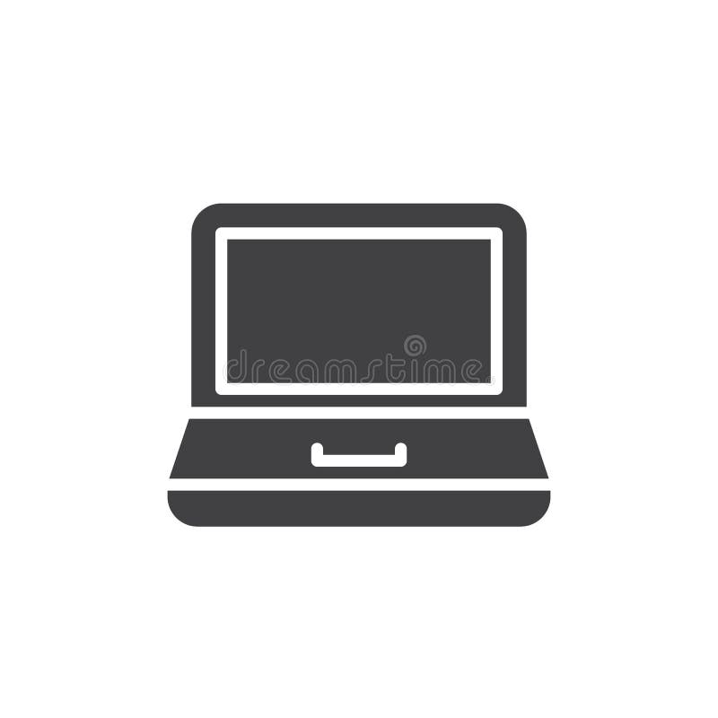 Icona Del Computer Portatile Vettore Del Segno Del Taccuino ...