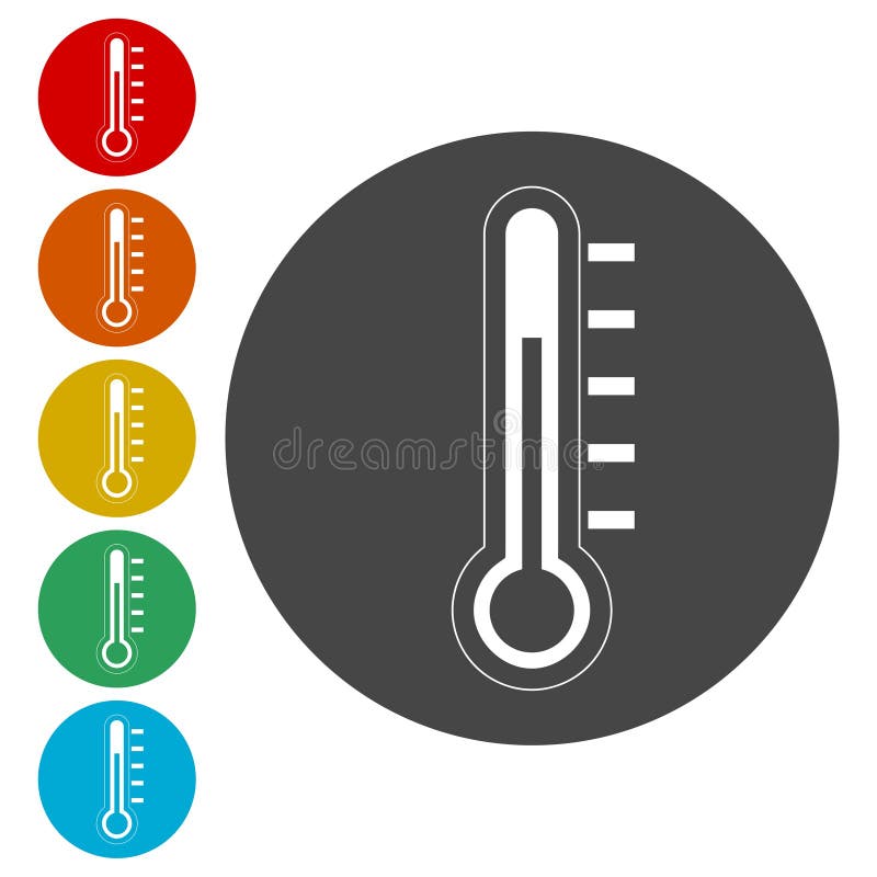 Icona Del Termometro, Termometro Moderno, Termometro Medico ...