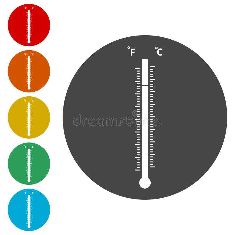 Icona Del Termometro, Termometro Moderno, Termometro Medico ...