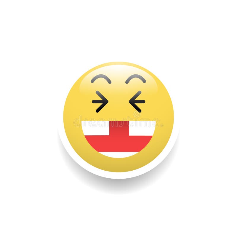 Emoticon Di Risata Emoji Sorridente Icona Dell'emoticon Illustrazione ...