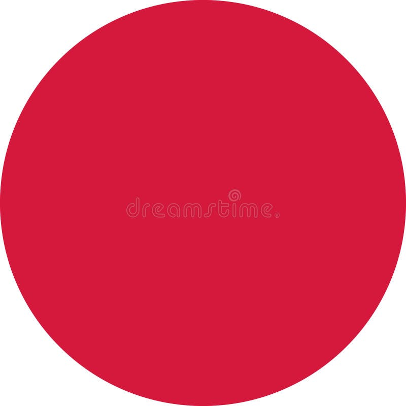 Vettore rosso del cerchio illustrazione di stock. Illustrazione di ...