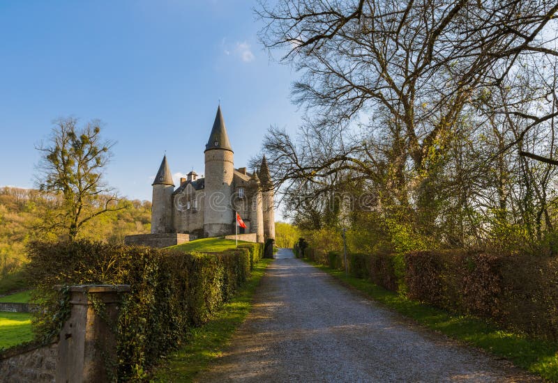 Veves Castle in Belgium stock image. Image of european - 202781779