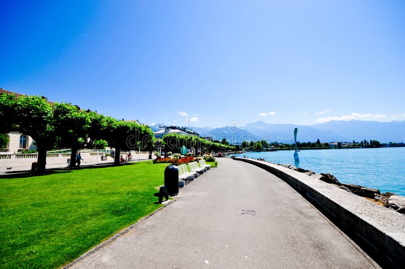 Vevey, Suiza foto de archivo. Imagen de agradable, rival - 5593024