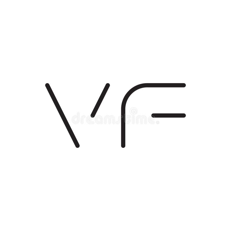 Vf Initial Letter Vector Logo Icon Stock Vector - Illustration of ...