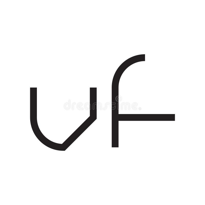 Vf Initial Letter Vector Logo Icon Stock Vector - Illustration of ...