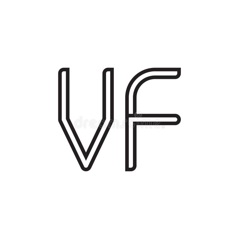 Vf Initial Letter Vector Logo Icon Stock Vector - Illustration of ...