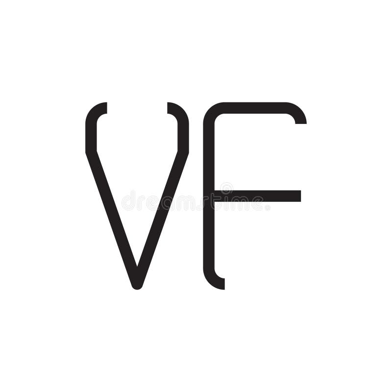 Vf Initial Letter Vector Logo Icon Stock Vector - Illustration of ...