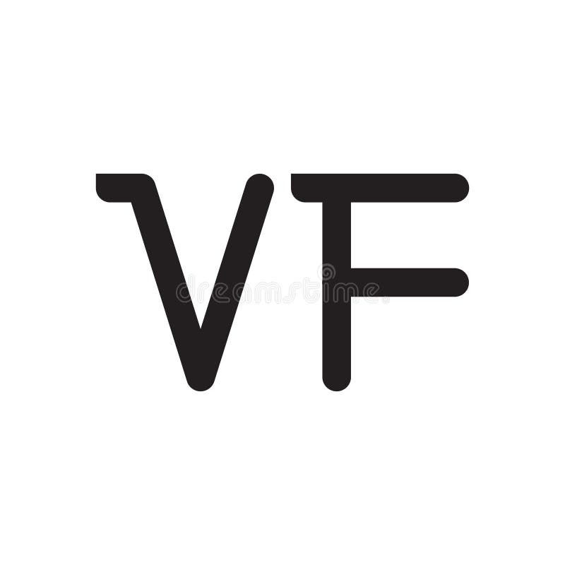 Vf Initial Letter Vector Logo Icon Stock Vector - Illustration of ...