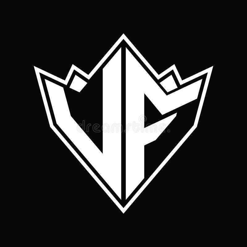 VF Logo Monogram Design Template Stock Vector - Illustration of capital ...