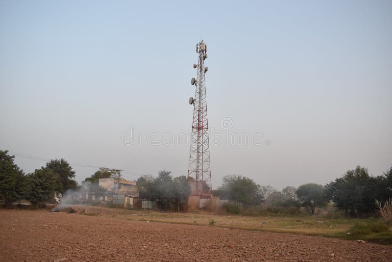 Vfone & Ufone Tower Network Coverage Tower Stock Image - Image of tower ...