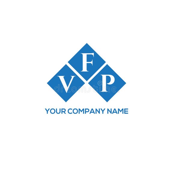 VFP Letter Logo Design on WHITE Background. VFP Creative Initials ...
