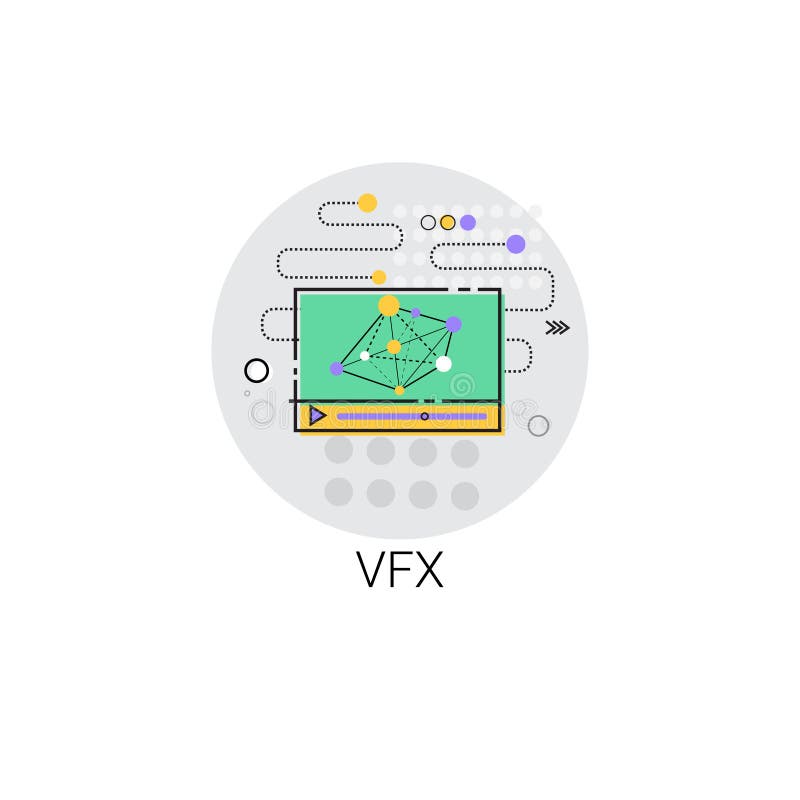 Vfx Camera Film Production Industry Icon Stock Vector - Illustration of ...
