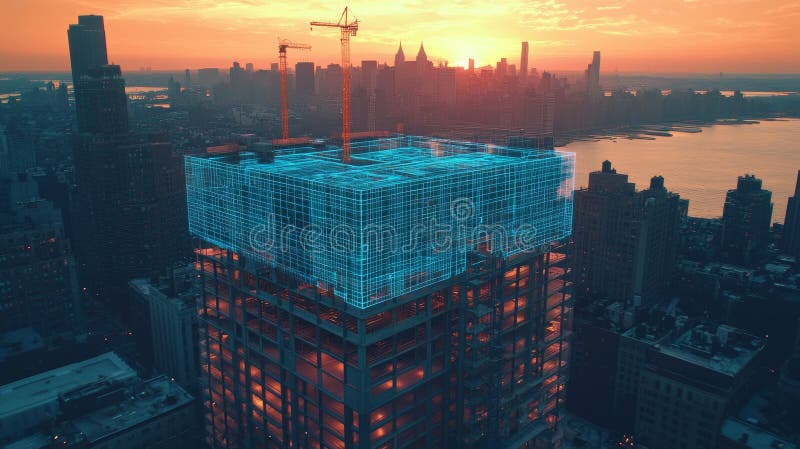 VFX Concept: Building Construction Site Becomes Finished Project with ...