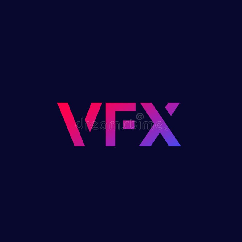 Vfx Lettres Vvvx Conception Illustration de Vecteur - Illustration du ...